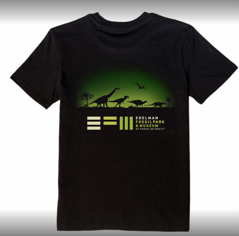 Silhouette Dinosaur EFM T-Shirt – Edelman Fossil Park & Museum Store